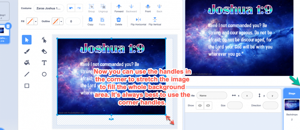 Uploading backgrounds to Scratch | Help Kids Create